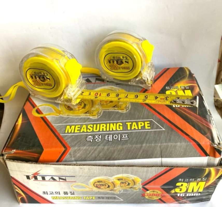 Promo Meteran 3 Meter Titan Measuring Tape Diskon 23% di Seller CV ...
