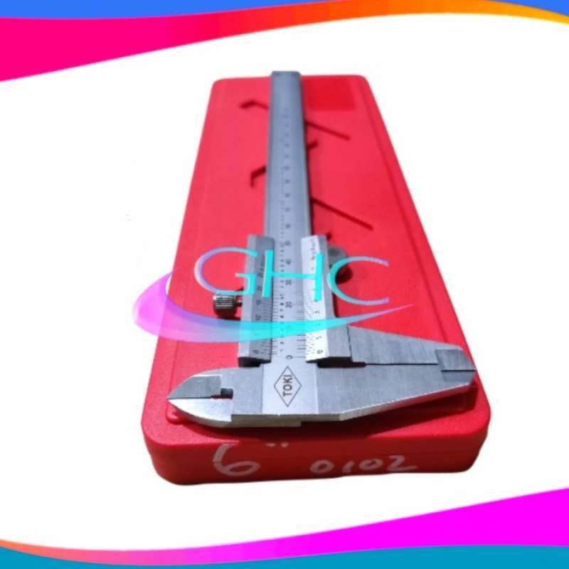 Promo Vernier Caliper 6 Inch 150 mm TOKI Sigmat Jangka Sorong 6 Diskon 23% di Seller CV Kinesia ...