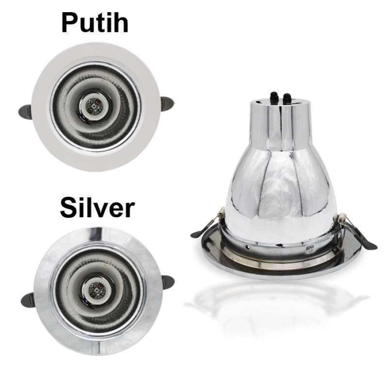 Jual Downlight 3 Inch 4 Inch 5 Inch / Kap Lampu Downlight Fitting E27 ...