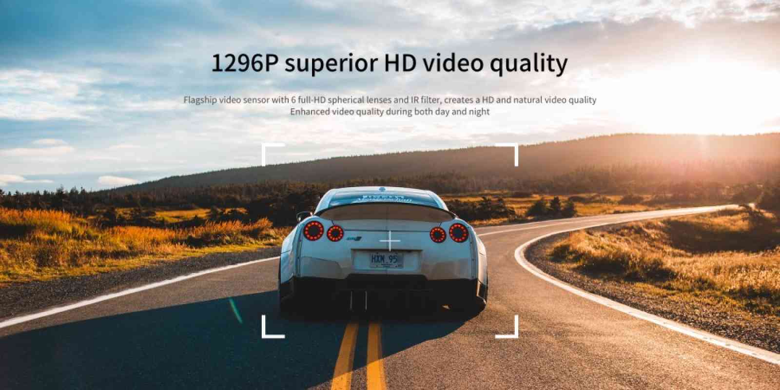 Promo Botslab 360 G300h Shd 1296p Smart Dash Cam Auto Record Car Camera Diskon 19% Di Seller ...