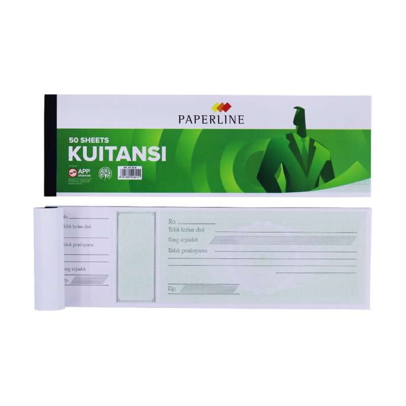 Jual Paperline Buku Kwitansi 100 X 320 Mm 50lbr - Ppl Kt 50 B Di Seller ...
