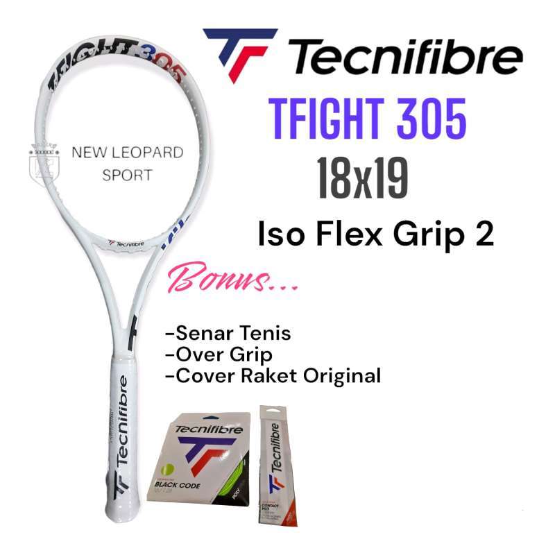 Jual Raket Tenis Tecnifibre Tfight 305 Iso Flex Grip 2 Di Seller New ...