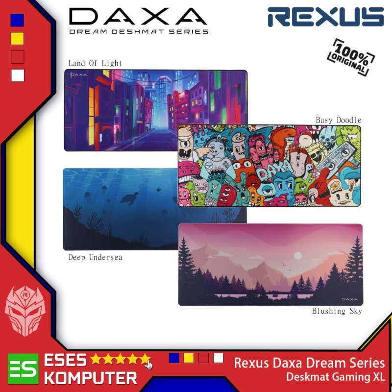 Jual Mousepad Rexus Daxa Dream Deskmat Series Deskpad | Mouse Pad ...