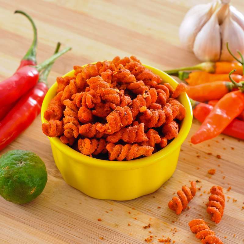 Promo Makaroni Spiral Hot Pedas Aneka Rasa Morang Moreng Snack Diskon ...