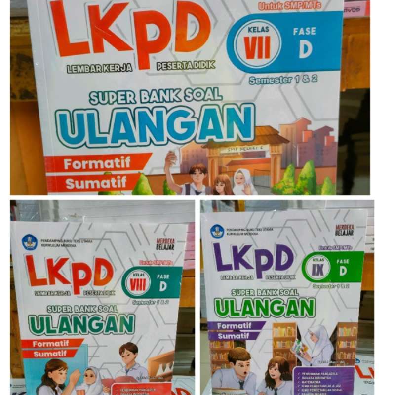 Promo Lkpd Bank Soal Ulangan Smp Kelas 789 Kurikulum Merdeka Diskon 23% Di Seller Faika ...