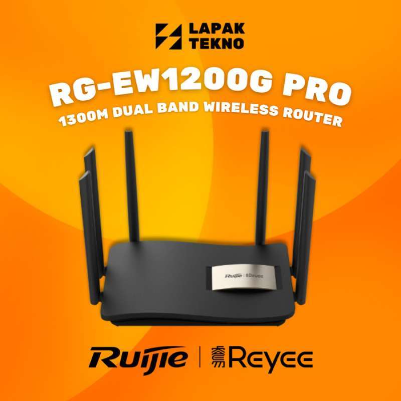 Promo RG-EW1200G PRO RUIJIE REYEE DUAL BAND WIRELESS ROUTER Diskon 23% ...