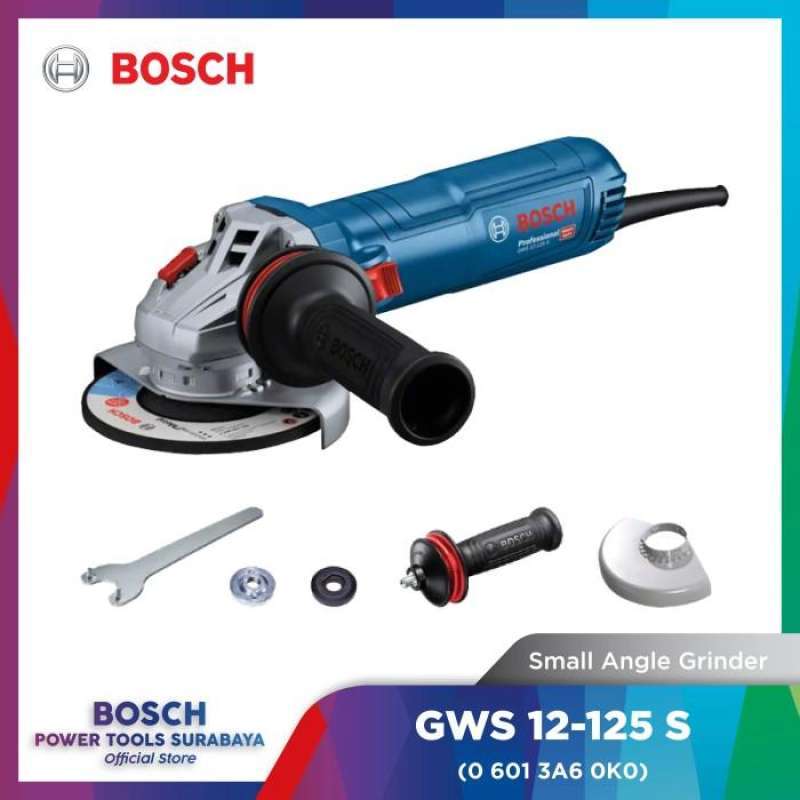Jual Mesin Gerinda Bosch 5 GWS 12-125 S Variable Speed Angle Grinder di ...