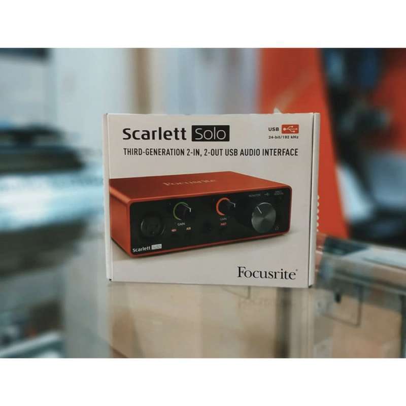 Promo Focusrite Scarlet Solo Gen 3 (Generasi Ketiga) Diskon 23% di ...