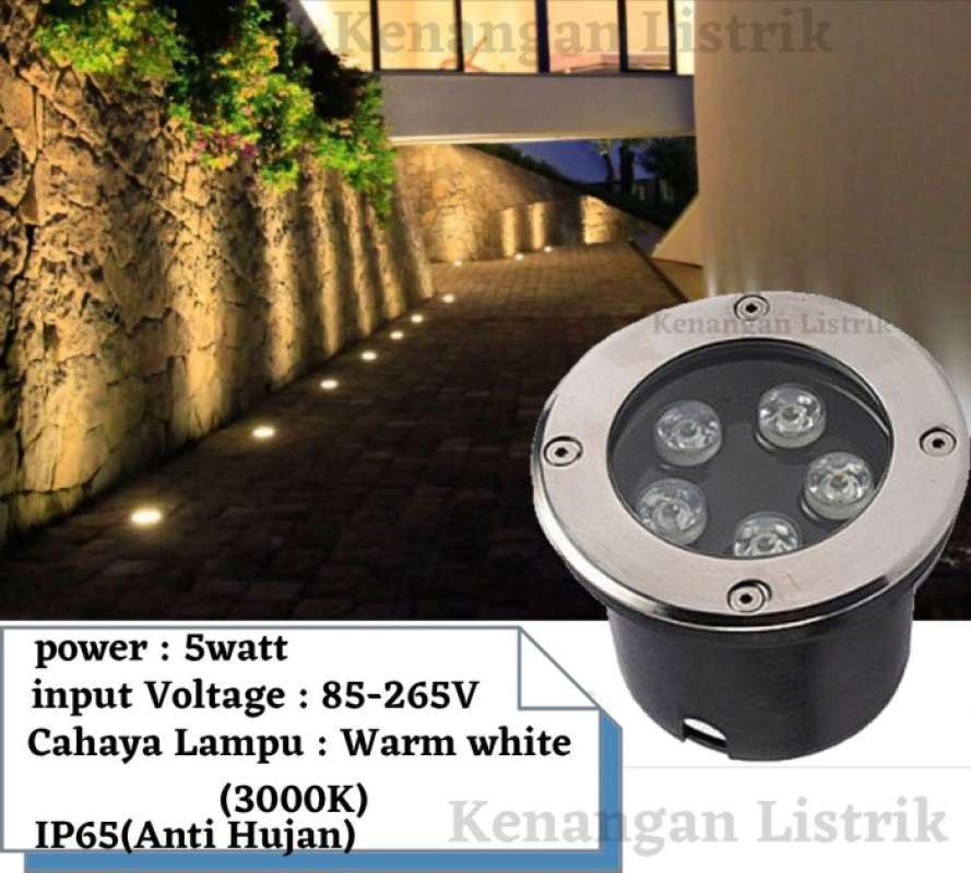 Promo Lampu lantai/ Lampu dinding/ Lampu tanam LED 5W underground light ...