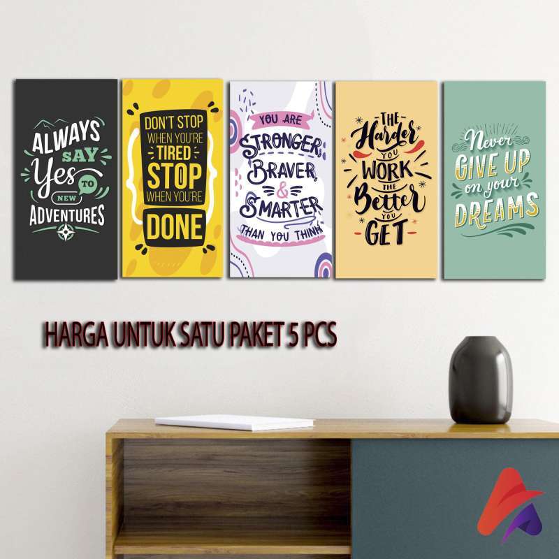 Hiasan Dinding Quotes Poster Hiasan Dinding