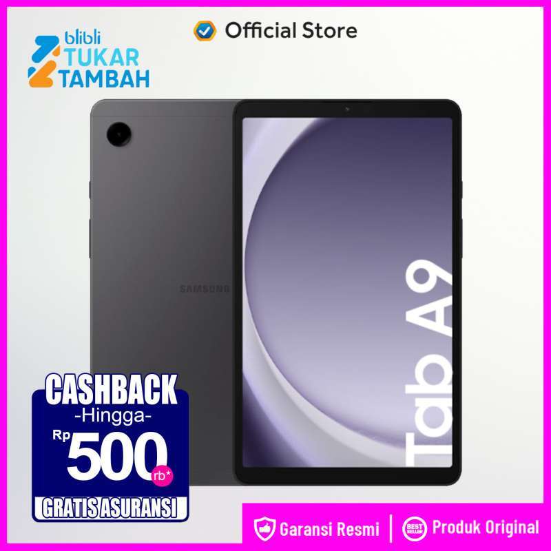 Promo Samsung Galaxy Tab A9 4/64gb Lte Wifi Garansi Resmi 4 64 GB Grey - Wifi Only Diskon 7% Di ...