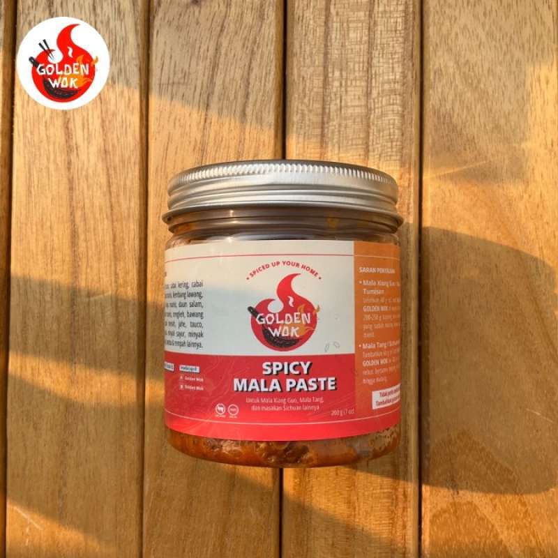 Promo Halal Spicy Mala Paste Golden Wok - Bumbu Hotpot, Mala Xiang Guo ...
