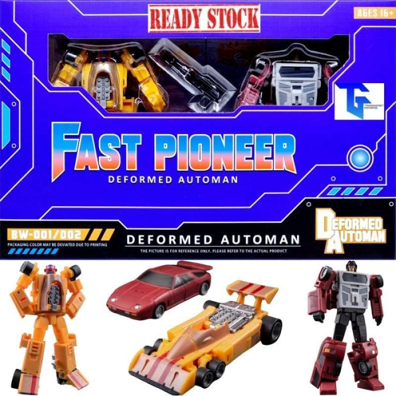 Promo Deformed Automan BW-002 Fast Pioneer - Transformers Menasor ...