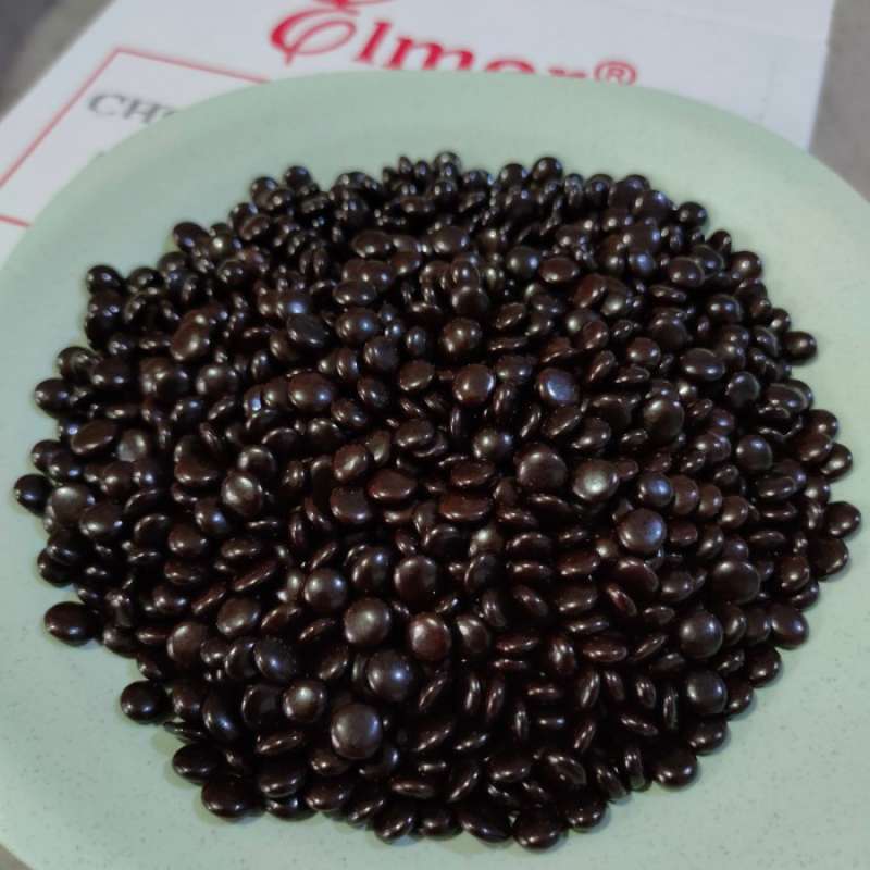 Promo ELMER CHOCO CHIP COKELAT HALF ROUND SETENGAH BULAT 1 KG Diskon 33 ...
