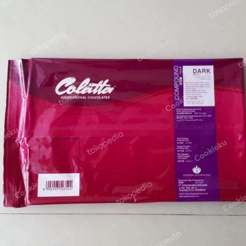 Promo Collata Dark Compound 1kg / Coklat Blok Hitam Collata 1 Kg Diskon ...