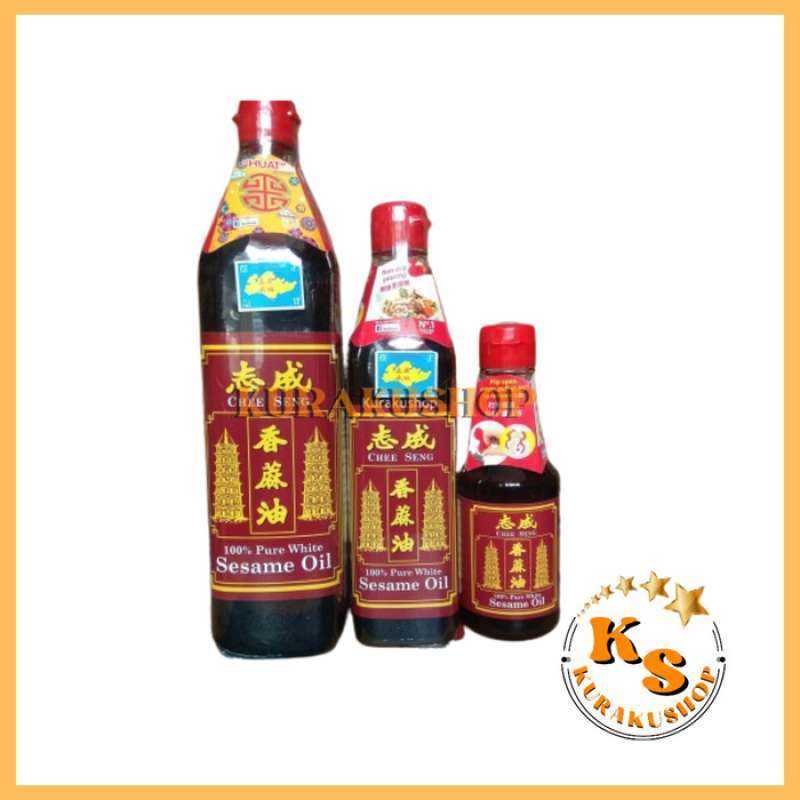 Promo chee seng sesame oil minyak wijen chee seng 375 ml Diskon 23% di ...
