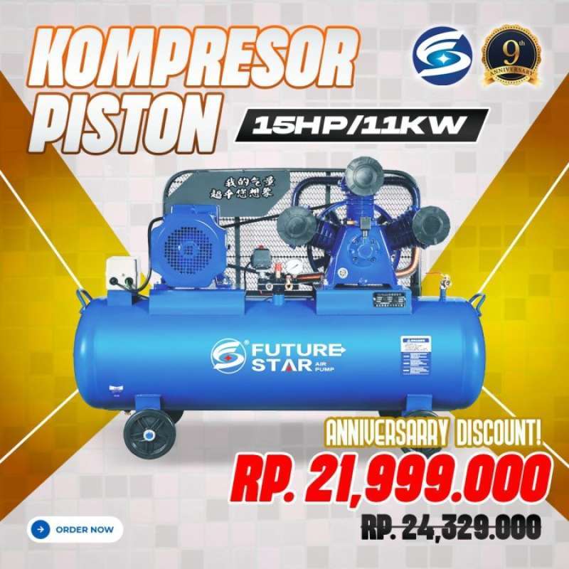 Promo KOMPRESOR LISTRIK ANGIN ,PISTON AIR COMPRESSOR/KOMPRESOR ANGIN W ...