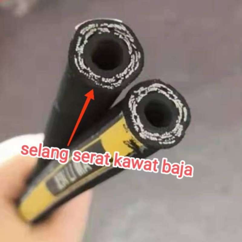 Jual Selang Angin Kompresor Selang Serat Kawat Baja 1/4 Inch 225 Bar ...
