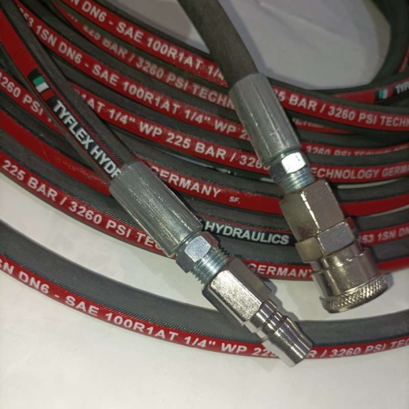 Jual Selang Angin Kompresor Selang Serat Kawat Baja 1/4 Inch 225 Bar ...