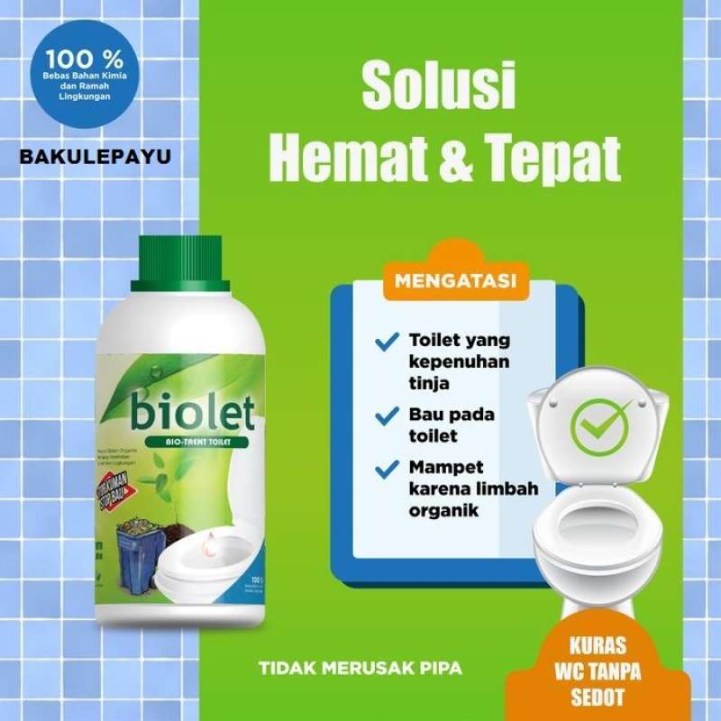 Promo Biolet 500 ml Penghilang Bau Tidak Sedap Pada Toilet/WC Diskon 33 ...