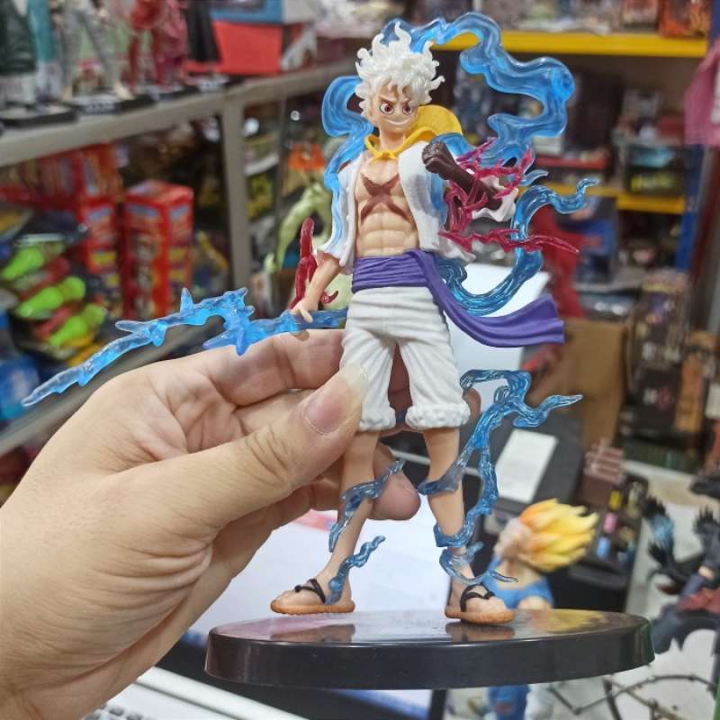 Promo LUFFY FIGURE GEAR 5 SUN GOD NIKA JOY BOY ANIME ONE PIECE ...