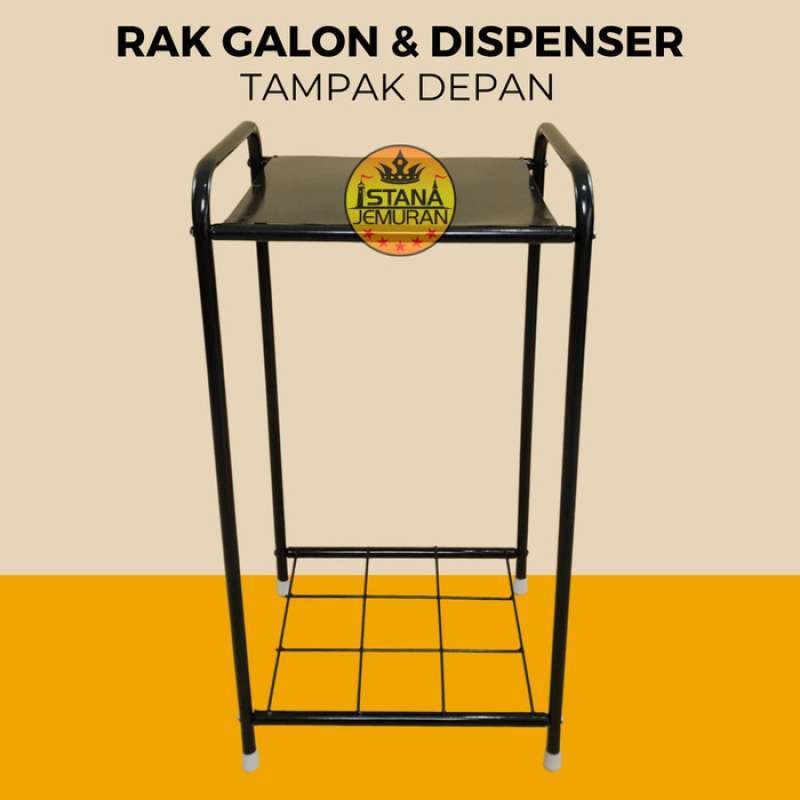 Promo Rak Galon Dispenser Besi 2 Tingkat Susun Warna Putih Diskon 23% ...