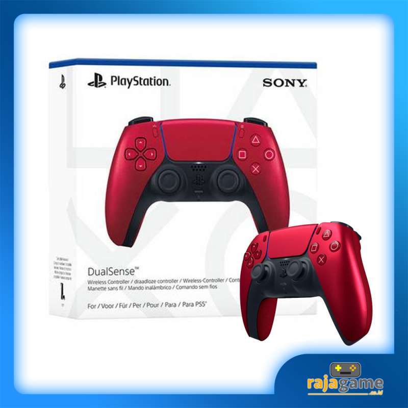 Jual Ps5 Dualsense Wireless Controller Volcanic Red (sony Indonesia) Di ...