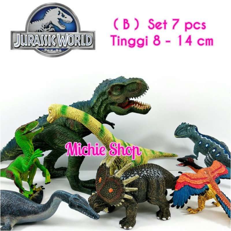 Promo Figure Dinosaurus Jurasic World set (7B) T-Rex Indominus Rex ...