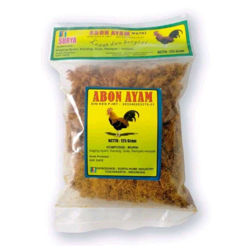 Jual Abon Ayam 125gr Rasa Original dan Pedas - Pedas di Seller bg homeshopping - Tahunan, Kota ...