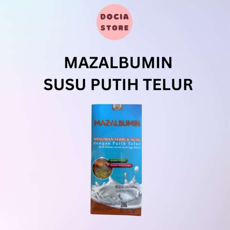 Promo Mazalbumin Minuman Serbuk Susu Dgn Putih Telur (1 Box Isi 9 ...
