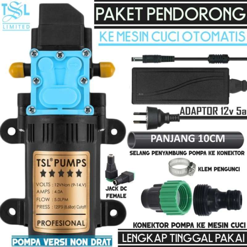 Promo Pompa Pendorong Paket Lengkap Ke mesin cuci Otomatis - TSL ...