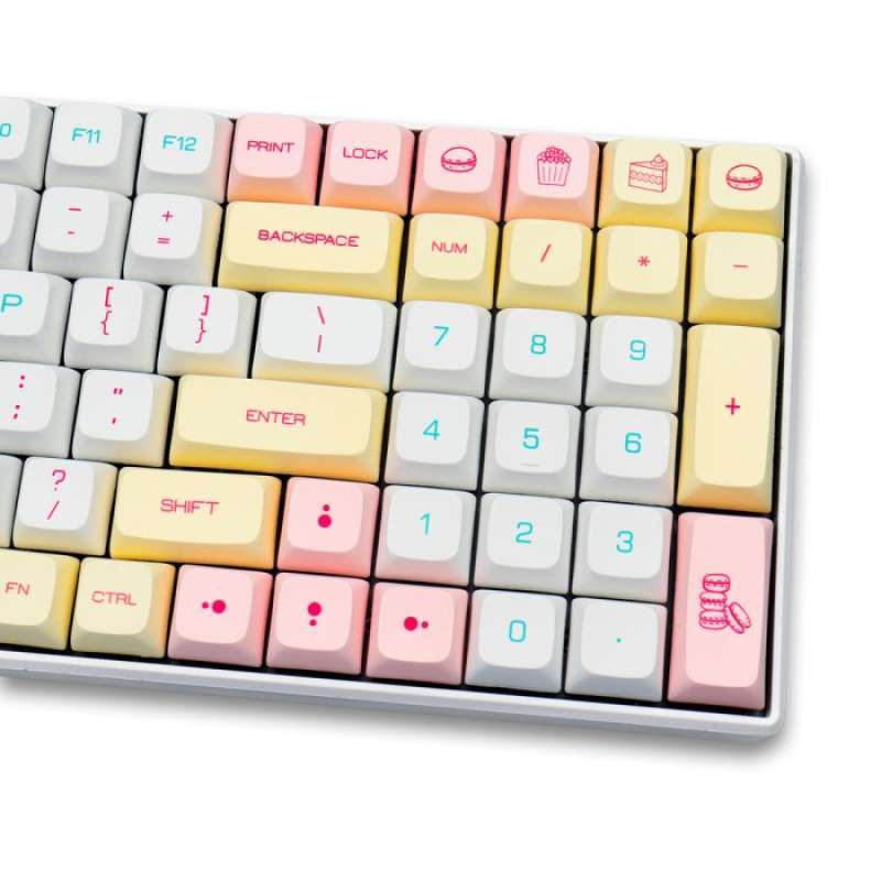 Promo Keycaps Pbt Macaroon Xda Profile Sublim Mechanical Keyboard ...
