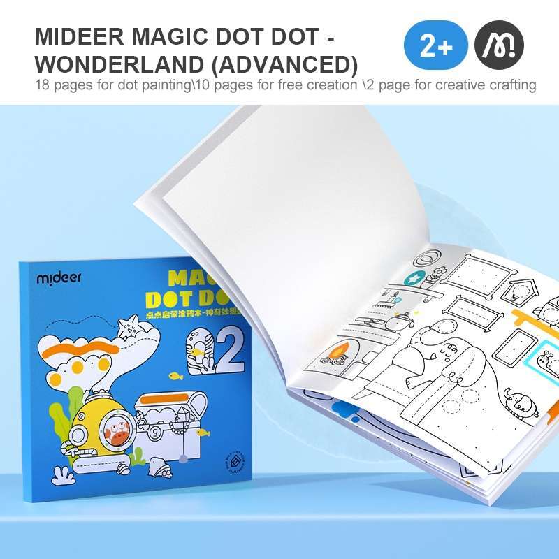 Promo Malotoys - Mideer Magic Dot Dot Drawing Book Coloring Painting ...