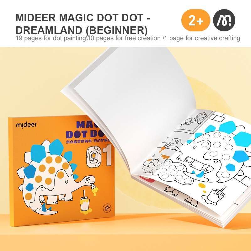 Promo Malotoys - Mideer Magic Dot Dot Drawing Book Coloring Painting ...