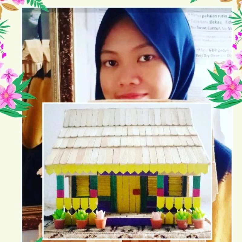 Promo Miniatur Rumah adat Betawi kreasi Diskon 23% di Seller Qairina ...