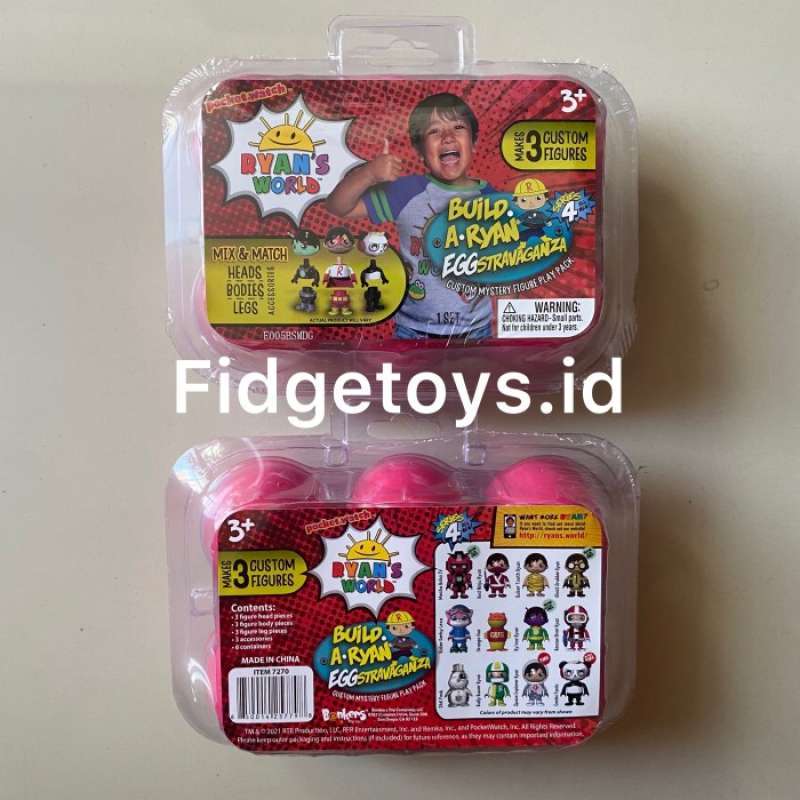 Jual Ryan's World / Ryan Toys Eggstravaganza Series 2 3 Figure Mix N ...