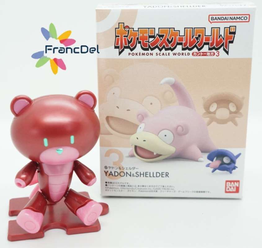 Promo Pokemon Scale World Kanto 3 Slowpoke, Shellder Bandai Diskon 23% ...