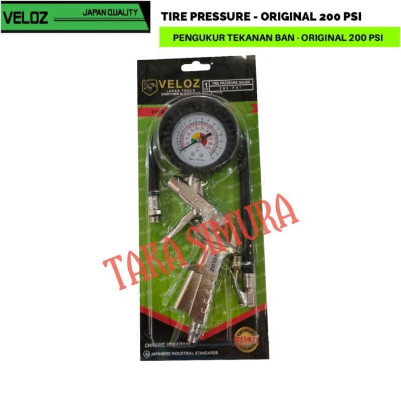 Promo ALAT UKUR ANGIN BAN 3 IN 1 / ISI UKUR BUANG / VELOZ TIRE GAUGE ...