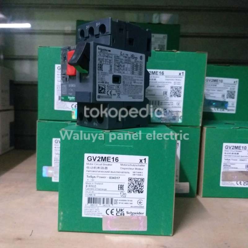 Promo Motor Circuit Breaker / MCB Schneider GV2 ME16 GV2ME16 Diskon 23% ...