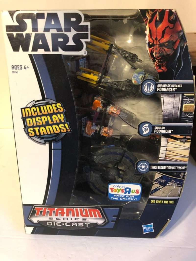 Promo Hasbro Star Wars Titanium Die Cast Series 3-Pack - with Display ...