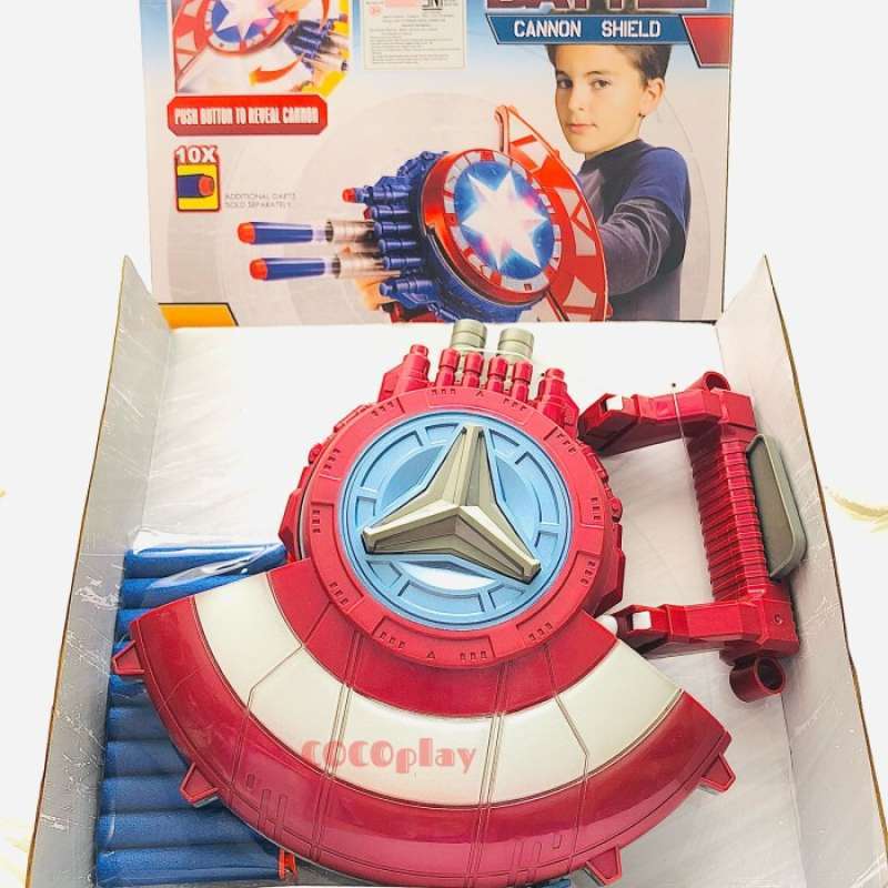 Promo mainan tameng captain america , mainan senjata pistol kapten ...