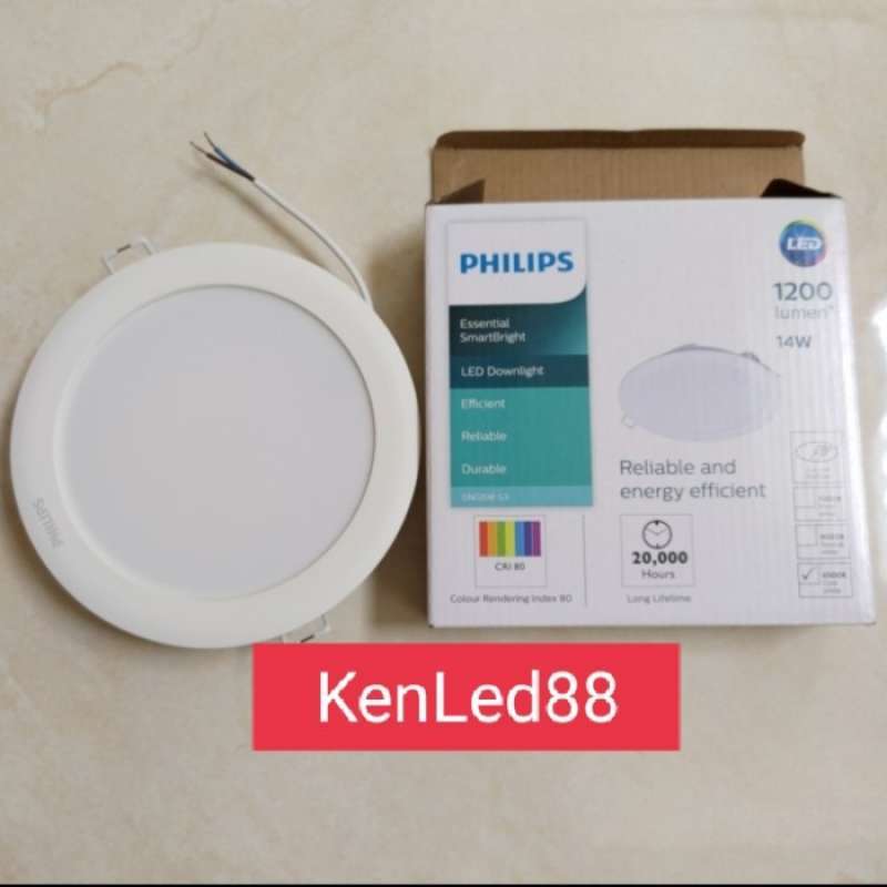 Promo Lampu Led PHILIPS DN020B 14W/14Watt GEN 3 Downlight Panel Inbow ...