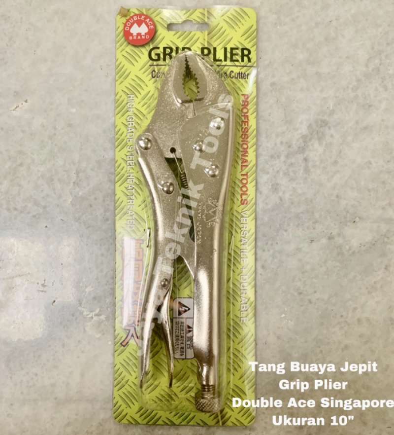 Promo Tang Jepit Buaya Grip Plier 10 250mm Double Ace Diskon 23% di ...