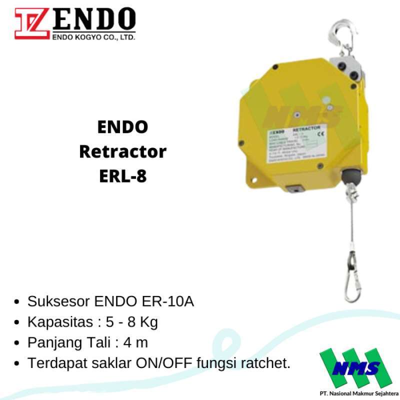 Promo Spring Balancer ENDO Retractor ERL-8 Kapasitas 5 - 8Kg Diskon 23% ...