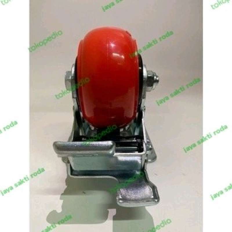 Promo Roda troley pub heavy duty 4 inch (Rem+putar) Diskon 23% di ...