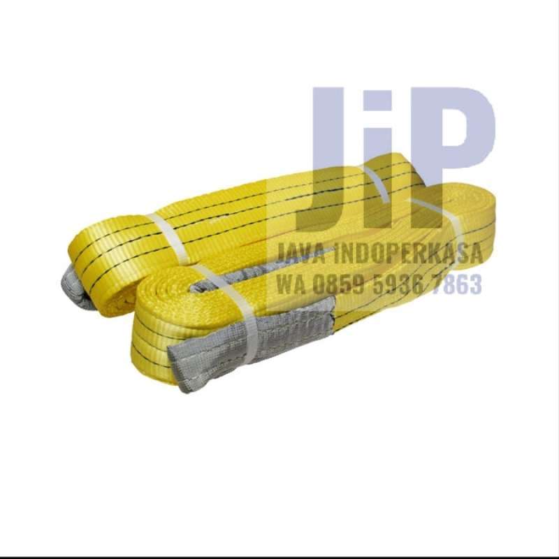 Promo webing sling / seling kain 3 ton panjang 5 meter warna kuning GT ...