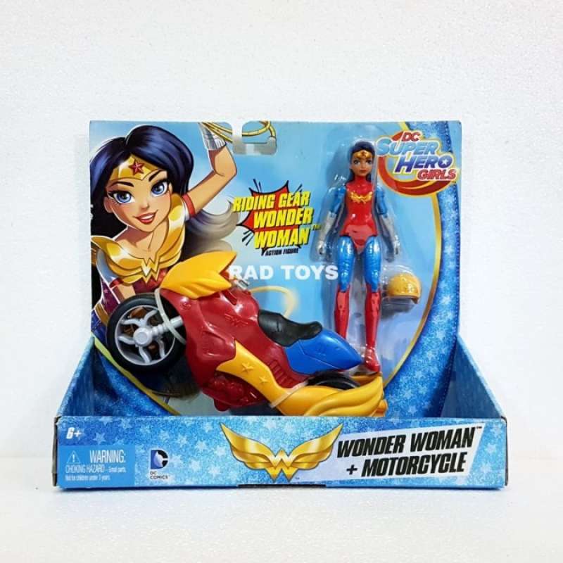 Jual Wonder Woman + Motorcycle Mattel Dc Hero Girls Dc Comics Di Seller ...