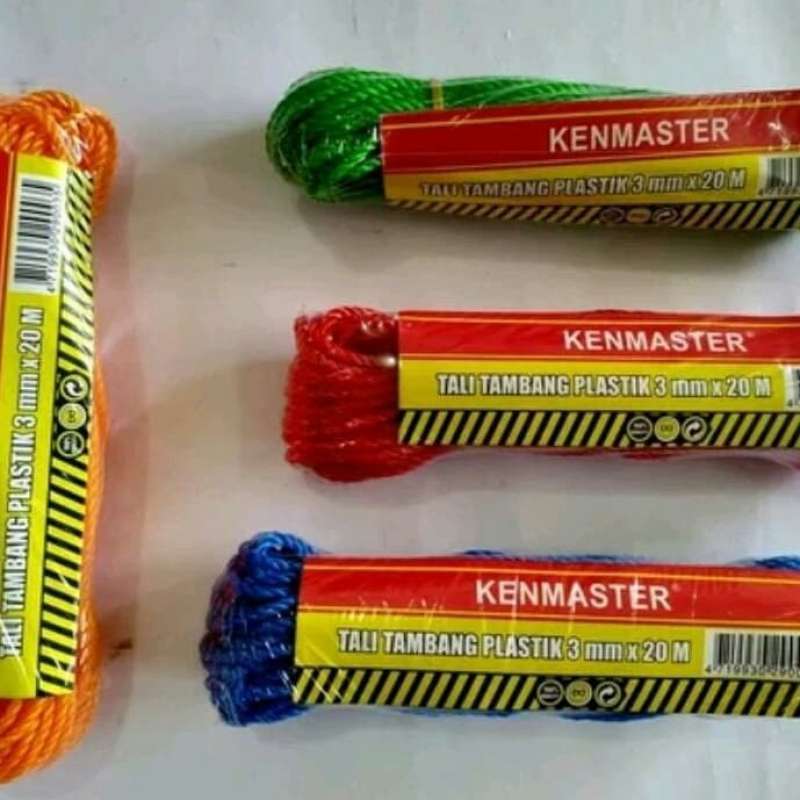 Promo tali tambang plastik 3mm x 20M/ tali plastik / tali nylon nilon ...