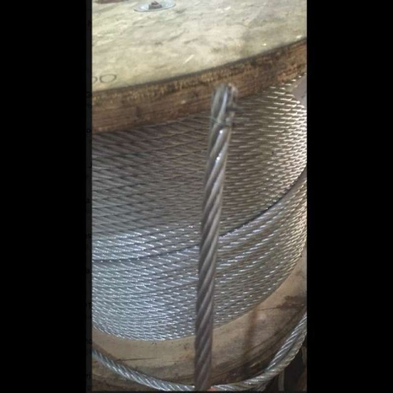 Promo Wire Rope / Kawat Seling 6x19 IWRC 6 mm Gaanized UNISTRAND Diskon 23% di Seller Gamora ...