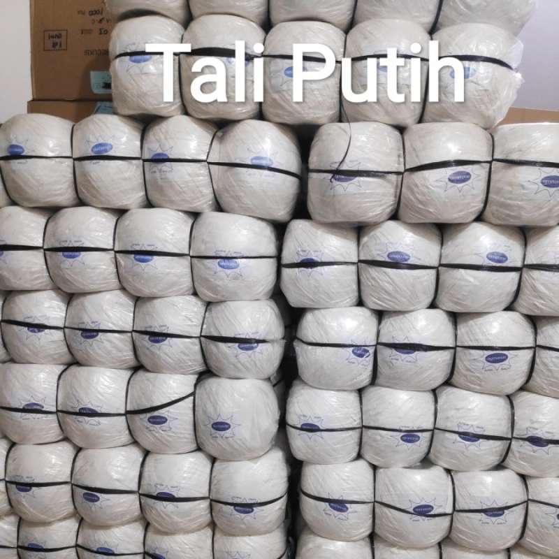 Promo Tali, Tali Rafia, Tali Plastik Putih Besar Diskon 23% di Seller ...